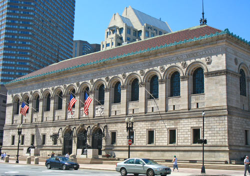 Boston Public Library - The most gorgeous library in America